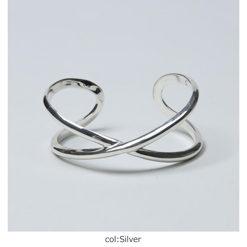 【20% OFF】roundabout (ラウンダバウト) Silver Cross-Over Bangle / シルバークロスオーバーバングル : ICORA ヤフーショッピング店 - 通販 ...