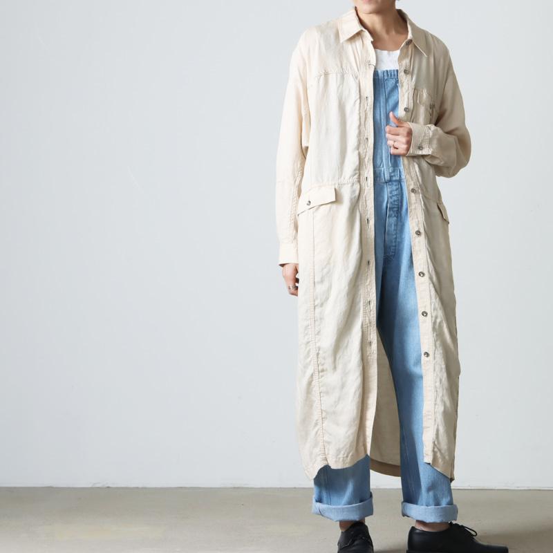 TICCA (ティッカ) コートシャツワンピース offwhite : ICORA ヤフーショッピング店 - 通販 - Yahoo!ショッピング