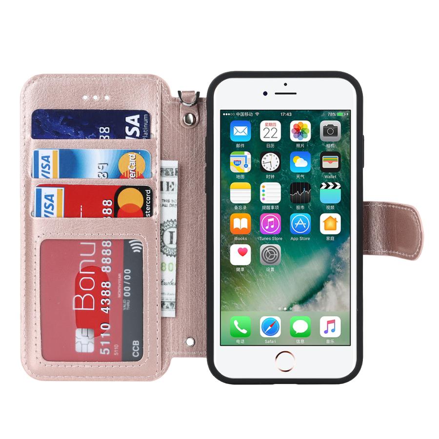 iPhone6/7/8/SE3/SE2/6Plus/7Plus/8Plusケース iphone7手帳型ケース マグネット式 アイフォンケース iphone8ケース スタンド機能 斜めがけ ...