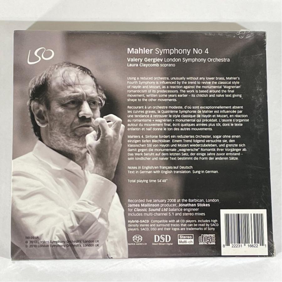 マーラー 交響曲第4番 クライコム(s)&ゲルギエフ&LSO LSO Live 未開封 SACD : AudioStationレコード販売事業 ...