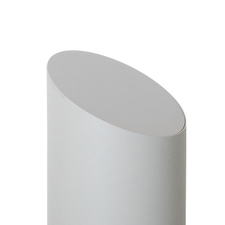 モヘイム スイングビン M グレー/グレー / MOHEIM SWING BIN ゴミ箱 スイング式 ふた付き 丸型 : 39817511 ...