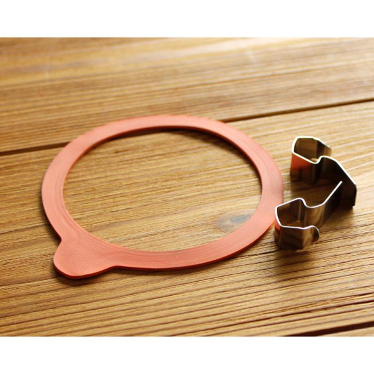 WECK ウェック 密封保存セット クグロフ WE561 ガラスキャニスター165ml 6個 ＆ ゴムパッキン WE002 クリップ WE004 12個 耐熱 密閉 : イデールヤフーショップ ...