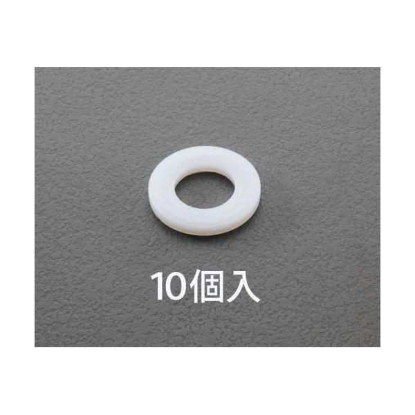 エスコ EA949ZA-242 M24／25．0x44．0x4．0mm 平ワッシャー（ナイロン製／10枚） EA949ZA242【キャンセル ...