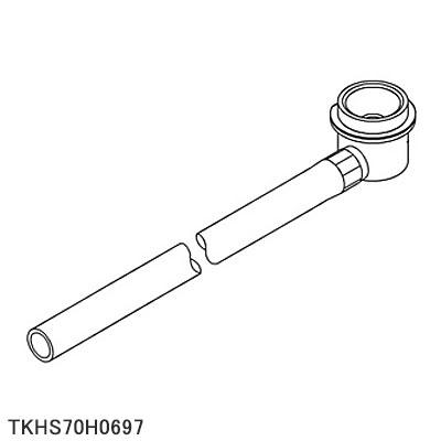 Panasonic 【純正品】TKHS70H0697 延長給水ホース(2.5m) 浄水器・整水器用【TK-HS70/TK-AS31用 ...