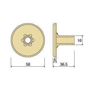 (バラ)タナカ AA4701 オメガ丸座金58 : 家ファン! Yahoo!店 - 通販 - Yahoo!ショッピング