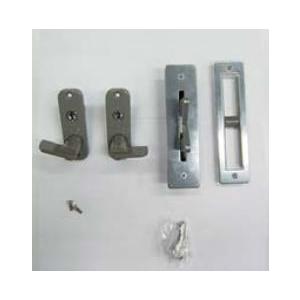 四国化成 OAC-LPT4-SC 大型アコーディオン門扉用交換用ツインラッチ錠セット(シリンダー錠) ステンカラー : 家ファン! Yahoo ...