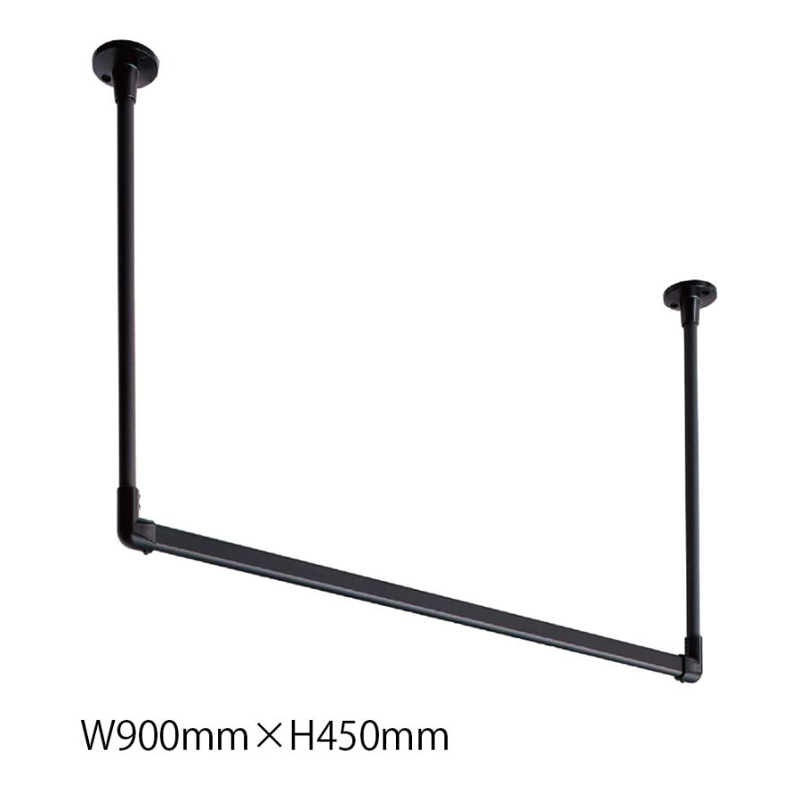 TOSO ハンギングバー H-1 天井付 Cタイプセット ブラック W900mm×H450mm : 家ファン! Yahoo!店 - 通販 - Yahoo!ショッピング