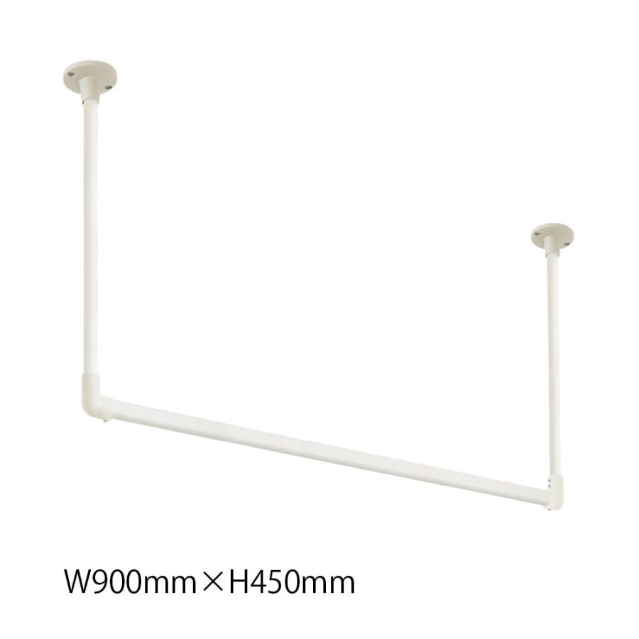 TOSO ハンギングバー H-1 天井付 Cタイプセット ホワイト W900mm×H450mm : 家ファン! Yahoo!店 - 通販 - Yahoo!ショッピング
