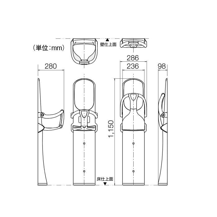 コンビウィズ コンビキープ スリムFL BK-F62 ホワイト 1台 ※直送/代引不可/沖縄・離島配送不可 : 家ファン! Yahoo!店 - 通販 - Yahoo!ショッピング
