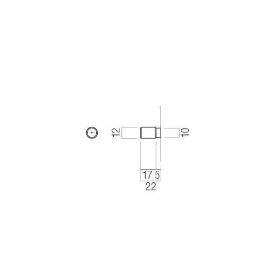 ユニオン PRE-TH402-252 ツマミ 対応ボード厚16〜26mm φ12×22 ブラス チャコール 1個 : 家ファン! Yahoo!店 - 通販 - Yahoo!ショッピング