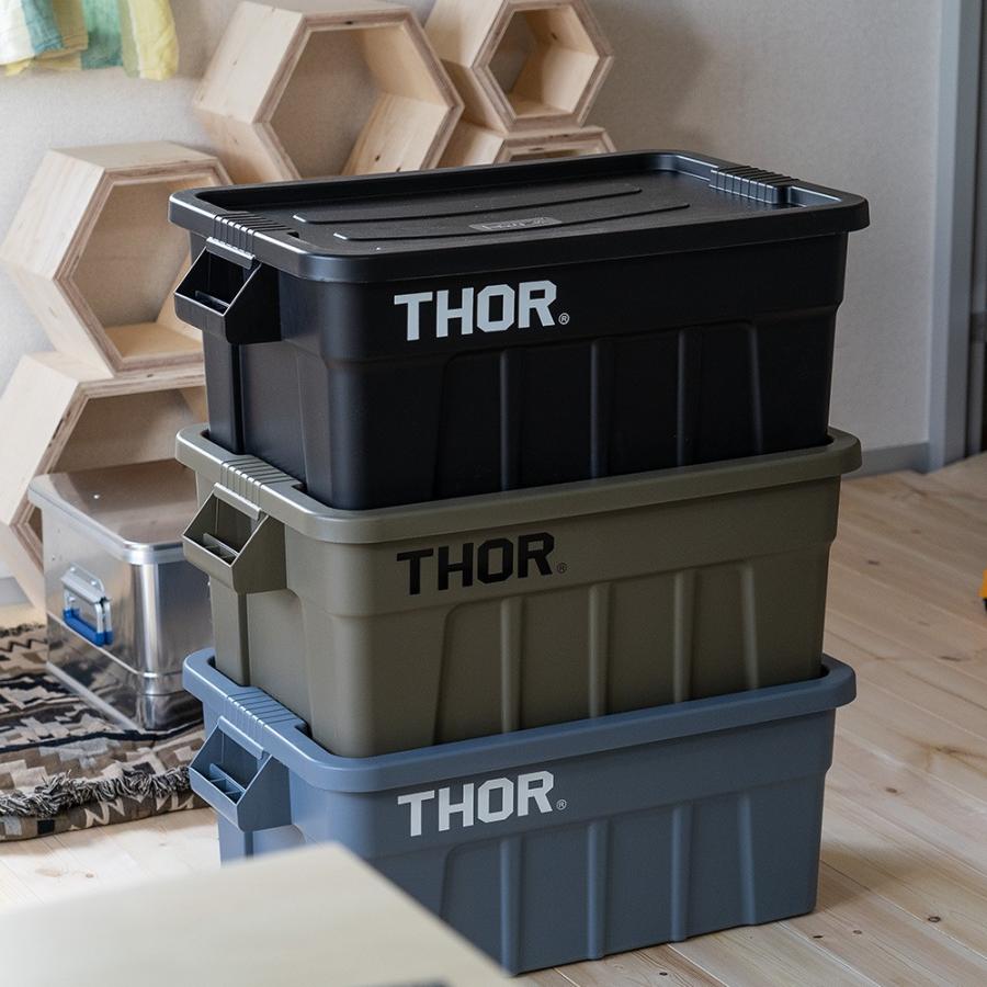 DETAIL Thor Large Totes With Lid 53L コンテナ 収納ボックス DETAIL Thor Large Totes With Lid 53L コンテナ 収納ボックス