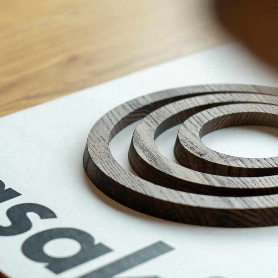 Rings pot coaster ササキ工芸 鍋敷き コースター 木製 旭川 3枚セット : イエノLabo. - 通販 - Yahoo ...
