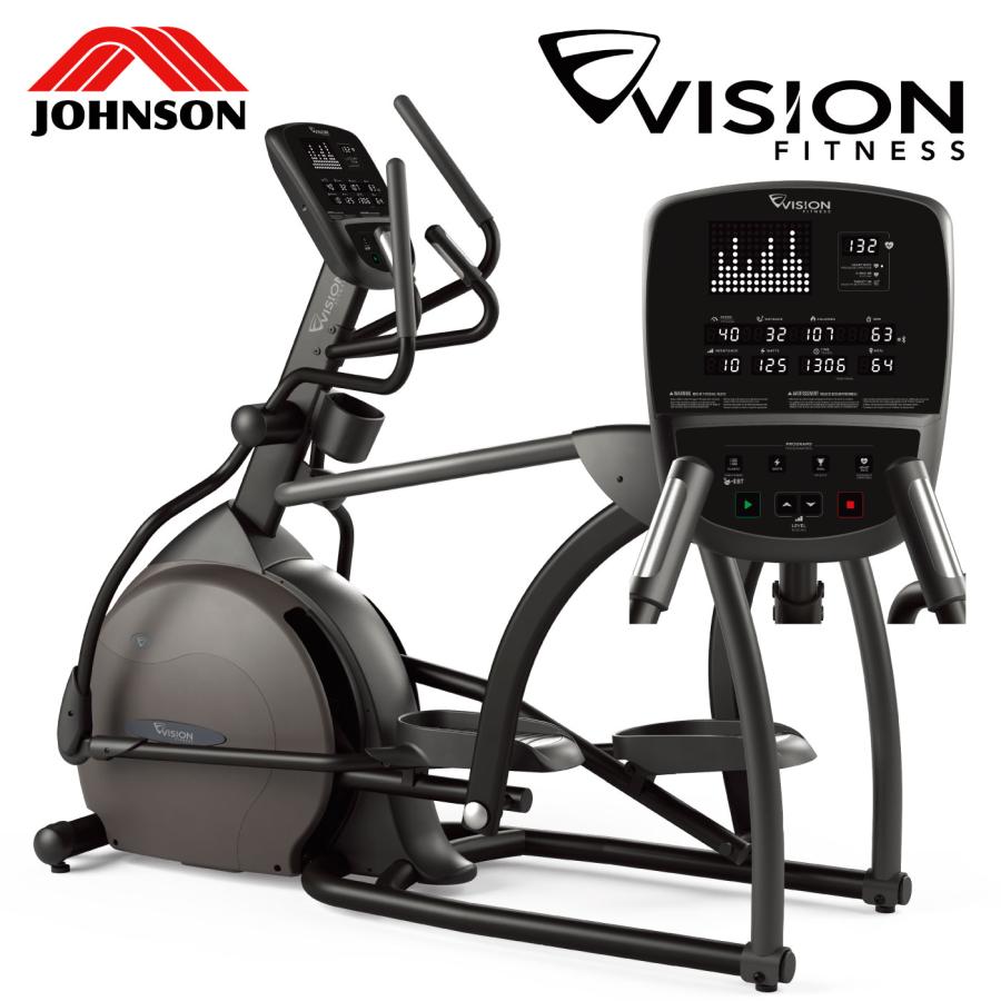 クロストレーナー 業務用 S60-05 エリプティカル VISION ジョンソンヘルステック 自家発電 Bluetooth機能 白色LED : アイフィットネスショップ - 通販 ...