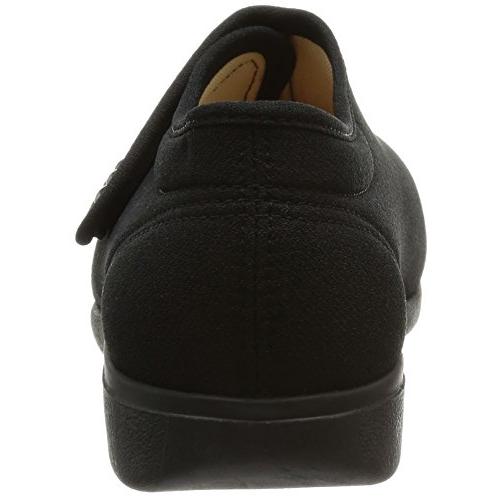 [快歩主義] 介護シューズ 軽量 転倒予防 リハビリ 幅広3E KHS L011 レディース ブラックストレッチ 22.0 cm 3E : IFTストア - 通販 - Yahoo!ショッピング