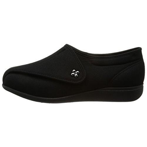 [快歩主義] 介護シューズ 軽量 転倒予防 リハビリ 幅広3E KHS L011 レディース ブラックストレッチ 22.0 cm 3E : IFTストア - 通販 - Yahoo!ショッピング