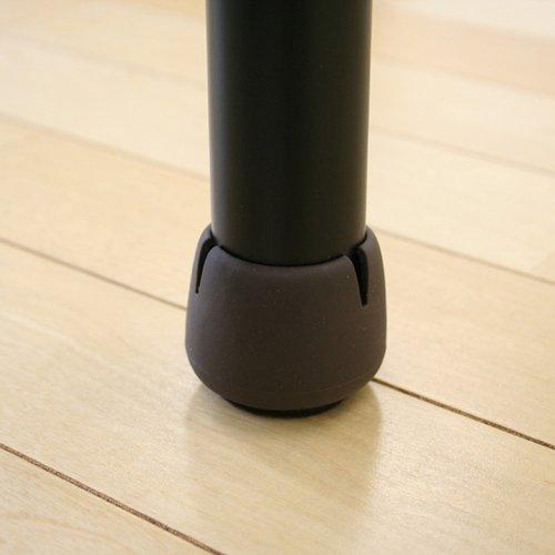 WAKI ワイドフェルトキャップ 丸脚用 Mサイズ 濃茶 DB 1脚分 GK-712 : IFTストア - 通販 - Yahoo!ショッピング