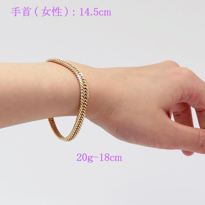 喜平ブレスレット 18金 8面トリプル K18ゴールド 20g-18cm 造幣局検定刻印入 : 時計・ブランド専門店 アイゲット - 通販 - Yahoo!ショッピング
