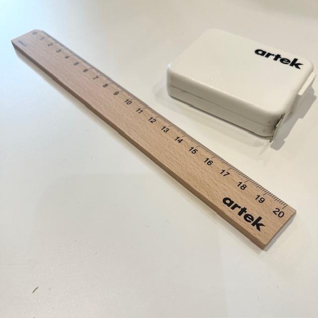 artek（アルテック）20センチ定規 : ihanadesign - 通販 - Yahoo!ショッピング