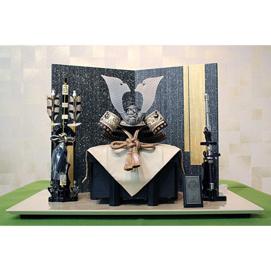 五月人形 兜飾り 天賦之兜 大和 茶裾濃威 一式 [D5-2241] : d5-2241 : 飯田人形 Yahoo!店 - 通販 - Yahoo!ショッピング