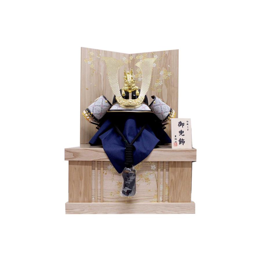 五月人形 兜飾り 30号 平松葉中鍬木龍付兜 着用兜 一式[D5-2373] : 飯田人形 Yahoo!店 - 通販 - Yahoo!ショッピング