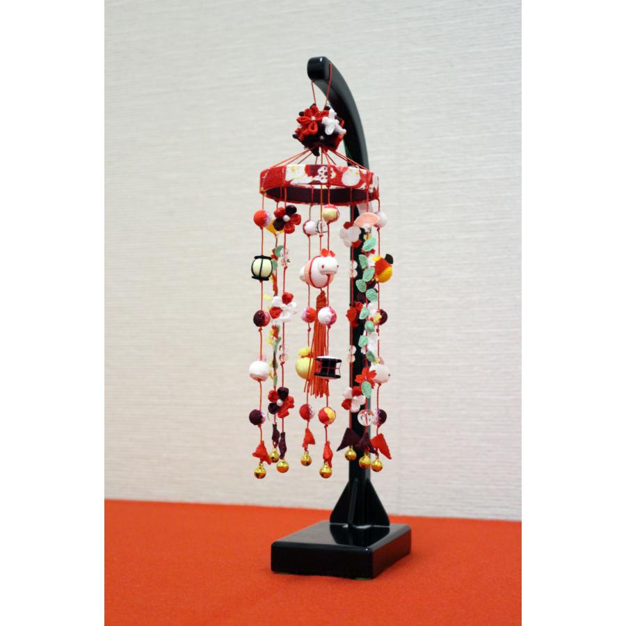 つるし雛 つるし飾り 美月（みづき）台付一式 159448 [DC-3863] : dc-3863 : 飯田人形 Yahoo!店 - 通販 - Yahoo!ショッピング