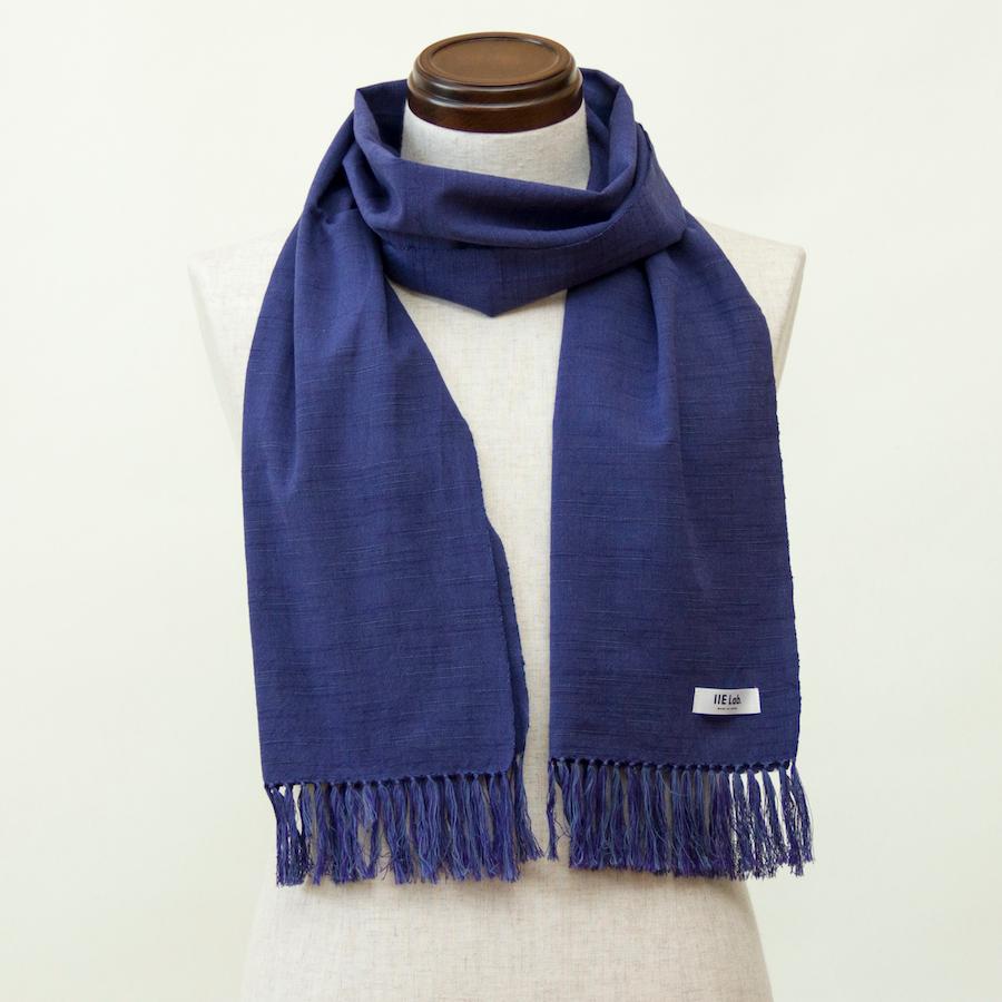 IIE Lab. Analog stole ぐんじょう 会津木綿 :IISL-AK17:IIE Lab. - 通販 - Yahoo!ショッピング