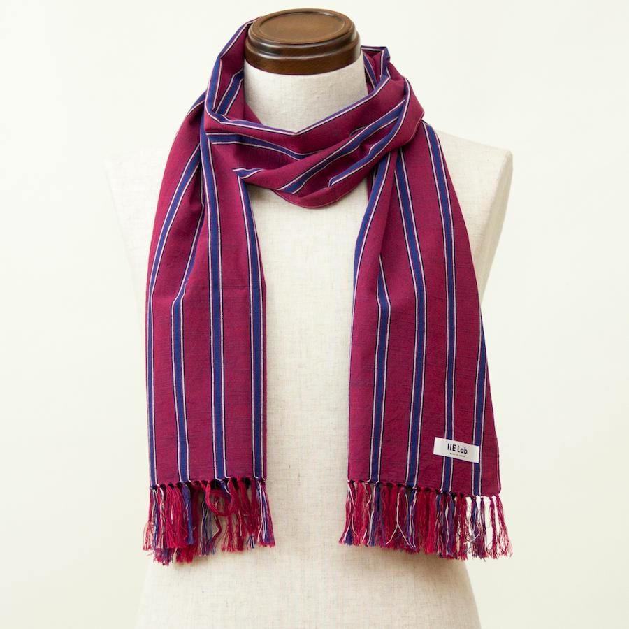 IIE Lab. Analog stole 黄昏縞 会津木綿 :IISL-AK6:IIE Lab. - 通販 - Yahoo!ショッピング