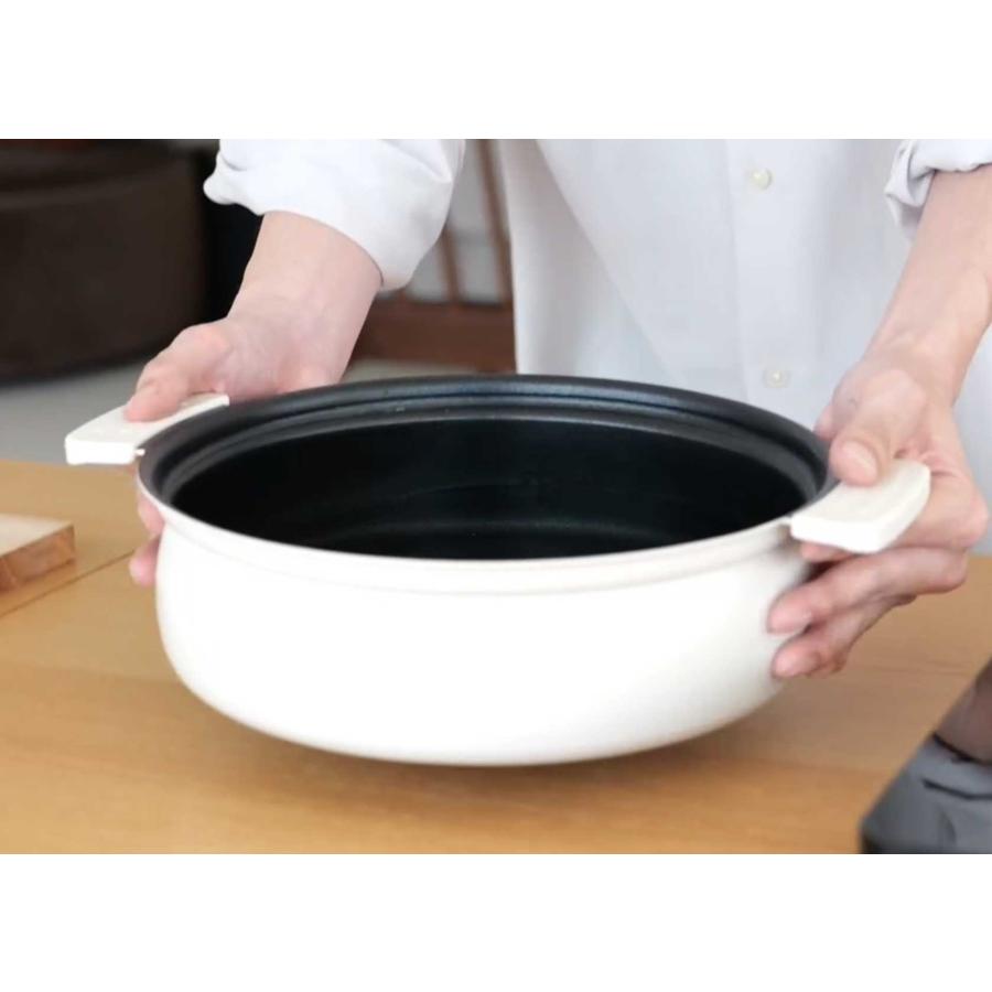 パール金属 26cm 卓上鍋 軽くて割れない IH・ガス火対応 土鍋風 (ブラック) 3〜5人用鍋 軽量ふっ素加工 両手鍋 すき焼き鍋 : いいもの雑貨どっとこむ - 通販 - Yahoo ...