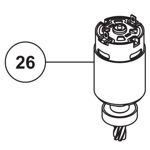 HiKOKI ハイコーキ 18V コードレス 植木 バリカン CH1830DA 用 モータ 379700 パーツ 修理 園芸 造園 農園 庭園 ...