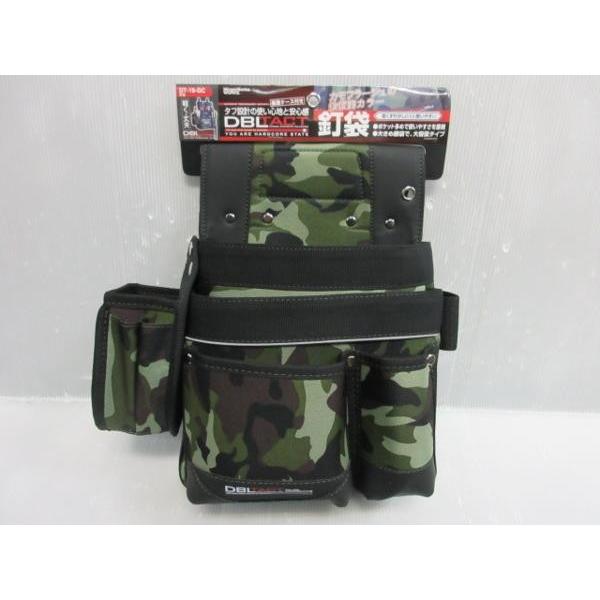 DBLTACT 迷彩 釘袋 墨坪ケース付 グリーン DT-19-GC 腰袋 ツールポーチ ツール ポーチ 墨つぼ 墨坪ホルダー 工具差 工具 ホルダー : いいね道具ヤフーショッピング店 ...