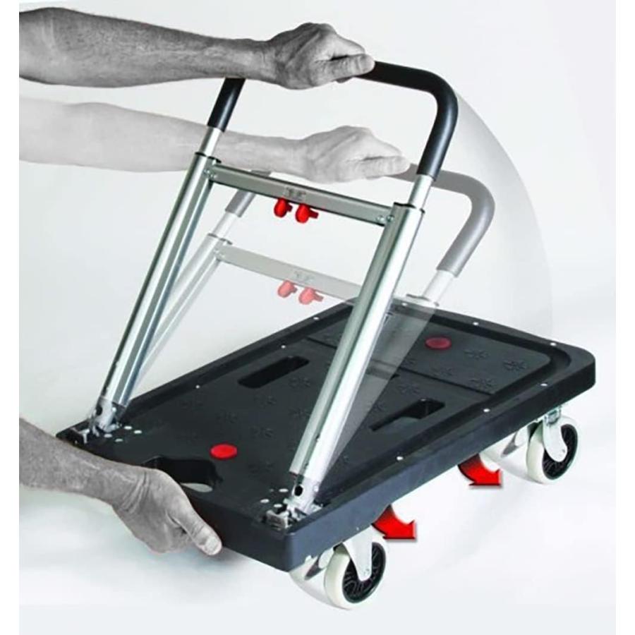 ゼクソン 折り畳み台車 スーパーフラットキャリー SFK-99 コンパクト 収納 可能 台車 運ぶ 荷物 陸送 運搬 事務 倉庫 オフィス 整理 掃除 : いいね道具ヤフーショッピング店 ...