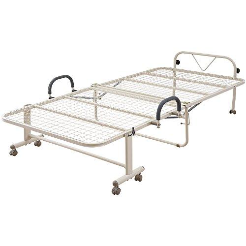 山善 ベッド シングル メッシュ ハイタイプ 折りたたみ アイボリー 幅105×奥行208×高さ55.5cm HM-1S(IV) : iiinose008c67c1e : iinos ...