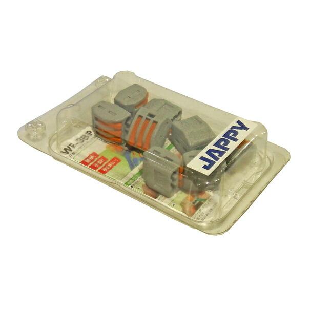 Яジャッピー/JAPPY【WF-3BP JB 8個】ワンタッチコネクタ グレータイプ : jappy2019-1680-f : あいあいショップさくら - 通販 - Yahoo!ショッピング