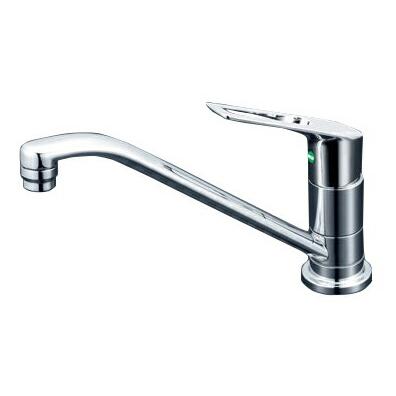 KVK 在庫有り！KVK 水栓金具【KM5011UTEC】取付穴兼用型・流し台用シングルレバー式混合栓(eレバー) : あいあいショップさくら - 通販 - Yahoo!ショッピング