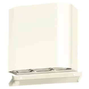 Panasonic パナソニック ベンテック システム部材【VB-BBW100S2-W】(ホワイト) カクピタフード(ステンレス製角形パイプフード) スリット無しタイプ ガラリ・着脱式防虫網付 ...