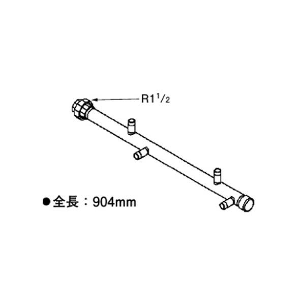 リンナイ 部材【UOP-E32GHS-W4-40(B)】(23-5974) ガス配管セットW4 Uボルトセット付〔GH〕 : あいあいショップ ...