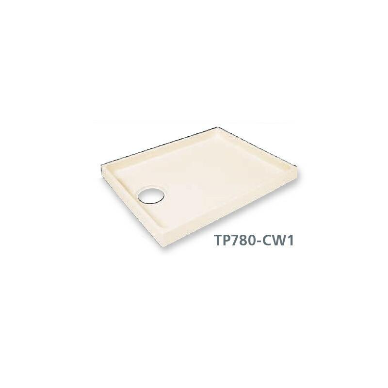 u.テクノテック【TP780-CW1】スタンダード防水パン アイボリーホワイト 排水口位置中央 : あいあいショップさくら - 通販 - Yahoo!ショッピング