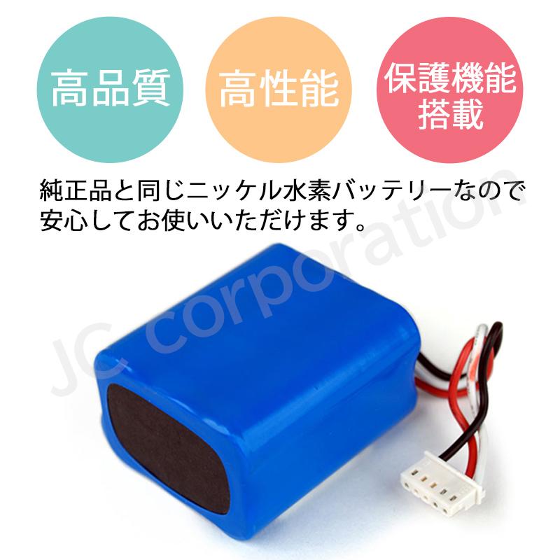 JCコーポレーション 大容量2500mAh Braava対応 互換バッテリー + ウェットクロス 3枚セット (宅配便発送) Braava ...