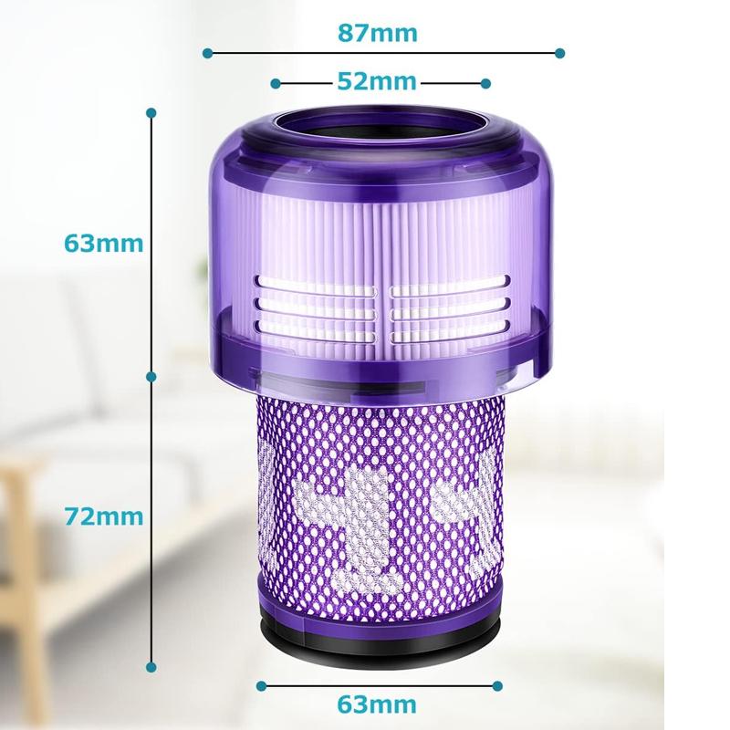 ダイソン V12シリーズ 対応フィルター 互換品 定形外郵便発送 フィルター 水洗い JK17-25 水洗い 再使用可能 花粉 ホコリ アクセサリ 交換 フィルター : 08940 ...