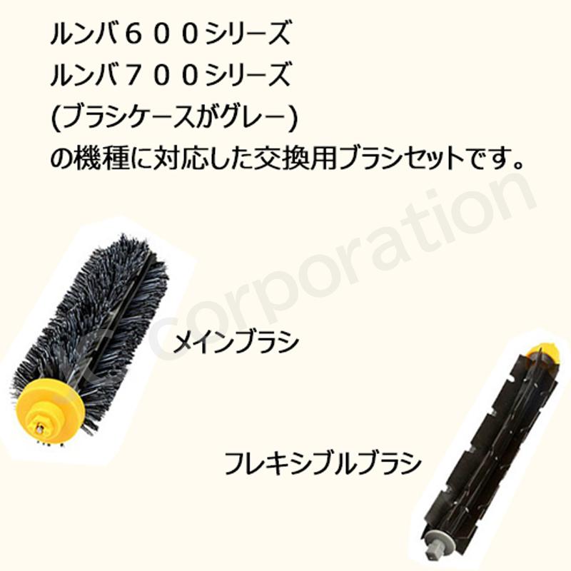 JCコーポレーション ルンバ 600/700シリーズ対応 メインブラシ JCコーポレーション ルンバ 600/700シリーズ対応 メインブラシ