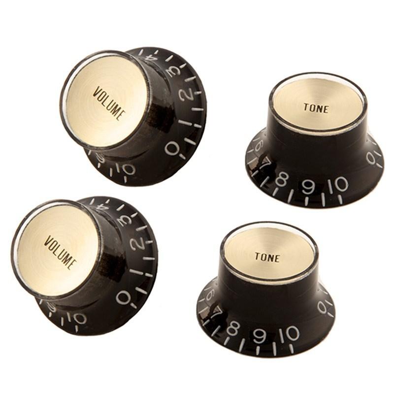 Gibson Top Hat Knobs with Inserts 4 pack (Black/Gold Metal Insert) [PRMK-020] : イケベ楽器リボレ秋葉原店 ...