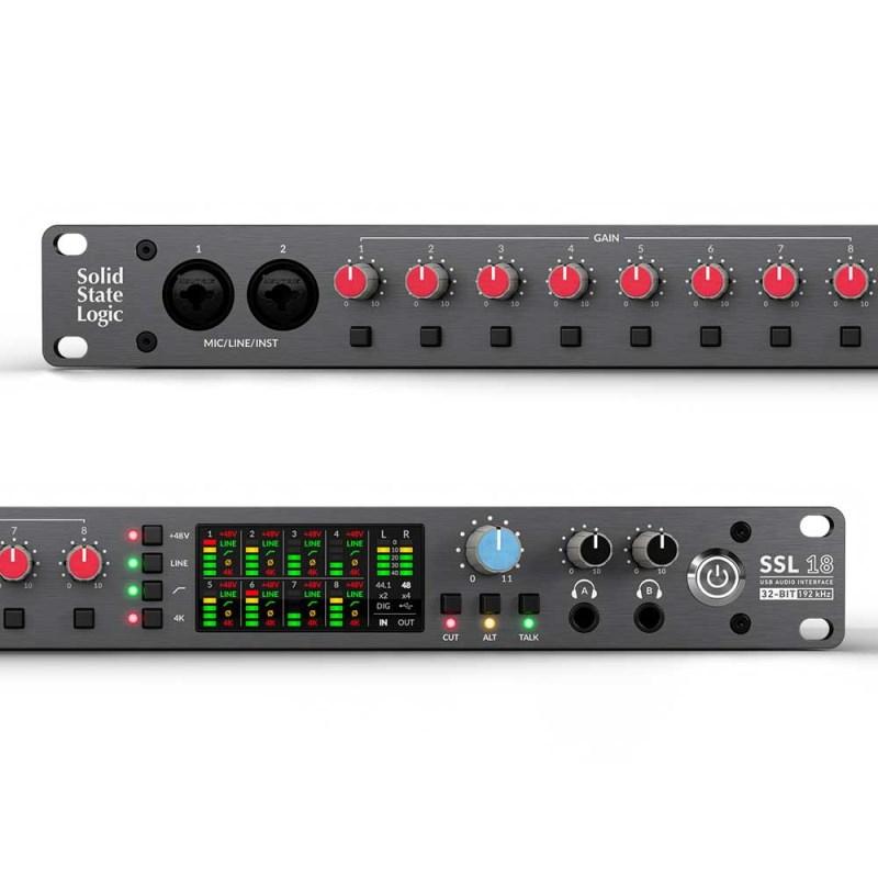 SSL(Solid State Logic) SSL18(26in28out USB オーディオインターフェイス)(エスエスエル)【予約商品・2月下旬以降発売予定】 : 802941 : イケ ...