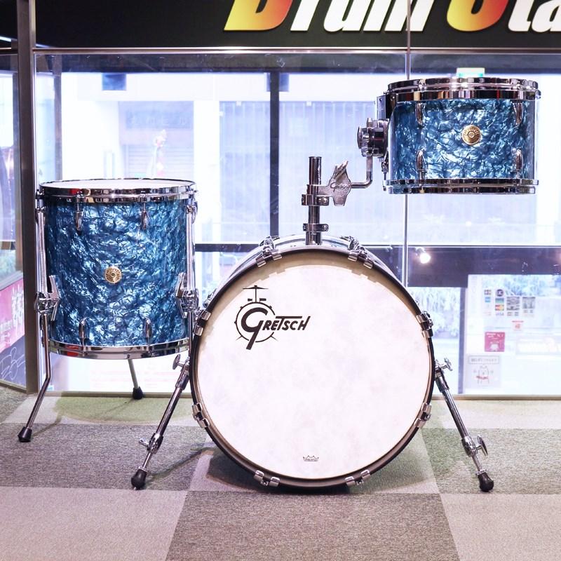 GRETSCH USA Custom 3pc Drum Kit - TURQUOISE PEARL [BD18、TT12、FT14] 【店頭入荷！】 : イケベ楽器店 - 通販 - Yahoo ...