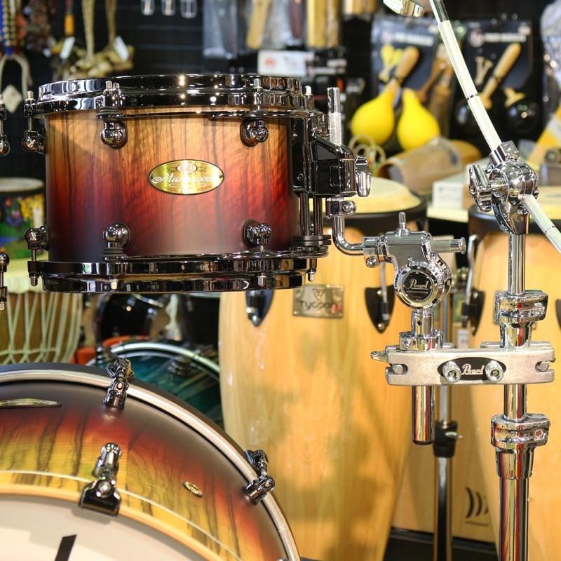 Pearl Masterworks 4pc Drum Kit [BD22，FT16，TT12，TT10] -Matte Red Fade ...