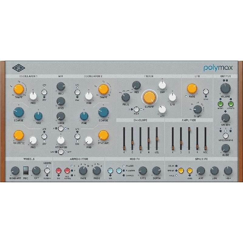 Universal Audio 【Back To School ユニバーサルオーディオセール！】PolyMAX Synth [UAD Native Plugin] (代引不可)(オンライン納品 ...
