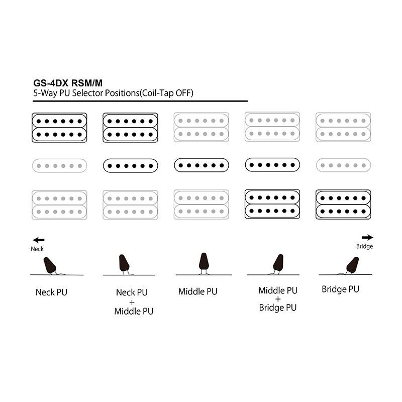 Bacchus Universe Series GS-4DX RSM/M (Black) : 799105 : イケベ楽器店 - 通販 - Yahoo!ショッピング