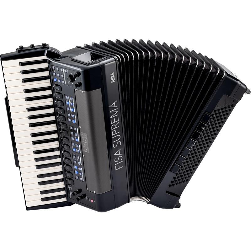 KORG FISA SUPREMA PIANO ピアノ式 電子アコーディオン (FSUP-P MBK) AERO DIGITAL INSTRUMENT コルグ フィサ スプレーマ : イケベ ...