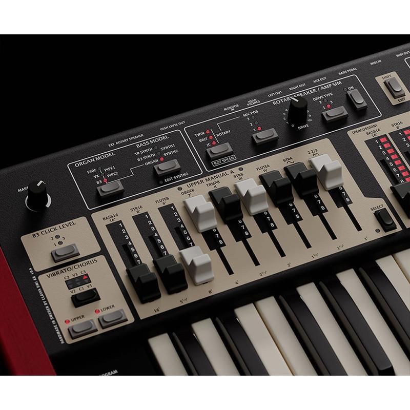 CLAVIA（クラビア） Nord（CLAVIA） Nord Organ 3 (ノード)(オルガン)(トリプルセンサー鍵盤)(61鍵2段 ...