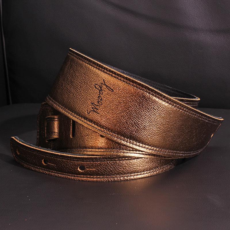 Moody Handmade Leather Straps & Series 2.5inch Standard Tail 【 Metallic ...