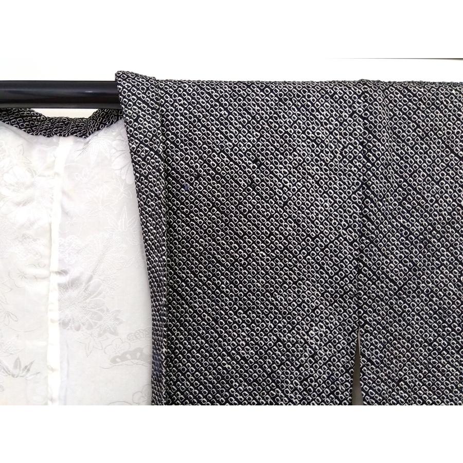 アンティーク 羽織り 絞り モノクロ 黒鹿の子 羽織丈71cm 940 ggp : 00199604-940 : いけのや - 通販 - Yahoo!ショッピング